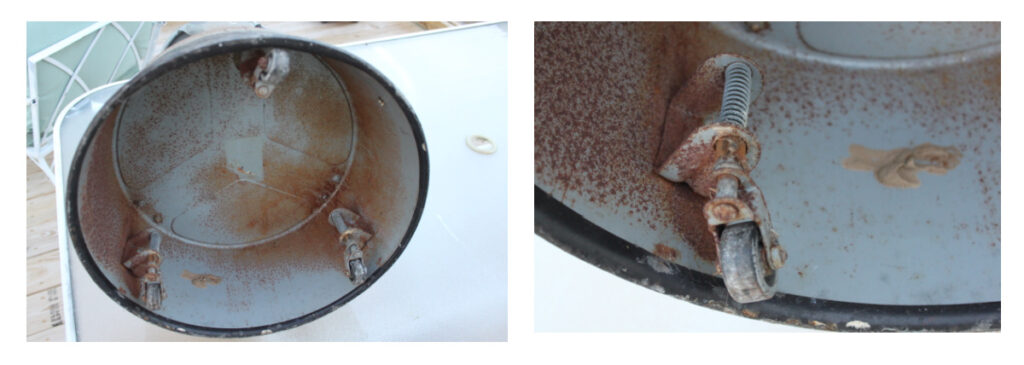 How to Upcycle a Vintage Metal Library Stool - Shop at Blu