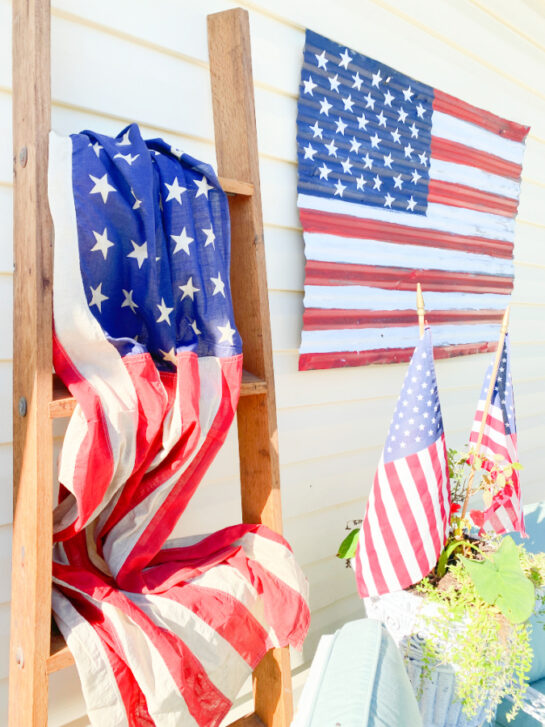 How to Make a Barn Metal American Flag - Shop at Blu