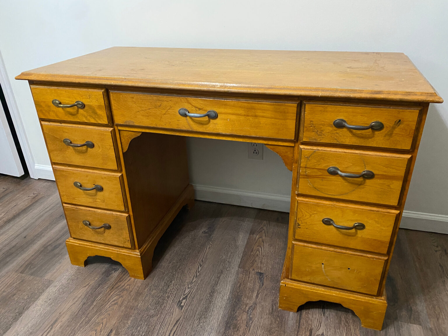 Upcycled Furniture: Vintage Family Desk - Shop at Blu