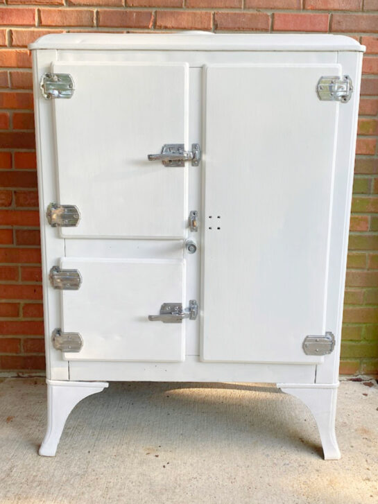 Antique Ice Box Refresh - Shop at Blu