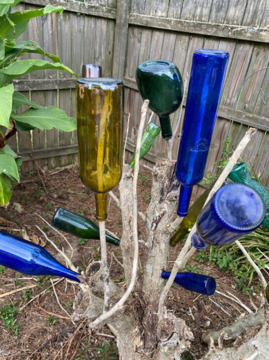 Create Your Own Bottle Trees In Your Garden - Shop at Blu
