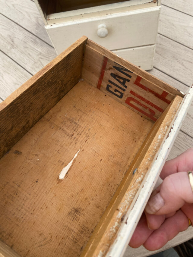 Vintage Wooden Box Upcycle - Shop at Blu