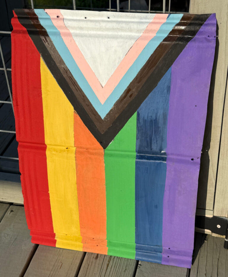 Barn Metal Pride Flag - Shop at Blu