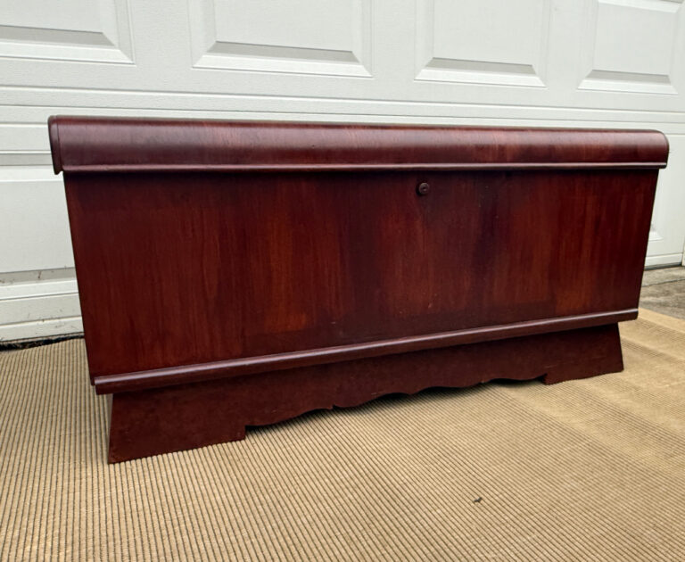 Mahogany Side Table Upcycle - Shop at Blu
