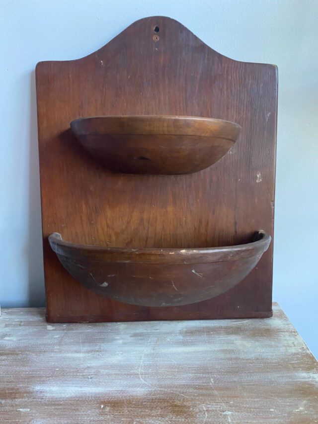 Modern Use for a Vintage Wood Wall Pocket - Shop at Blu